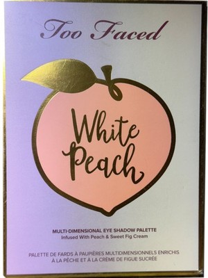 NEW-Too Faced White Peach Peaches & Cream Eyeshadow Palette-12 Gorgeous ...