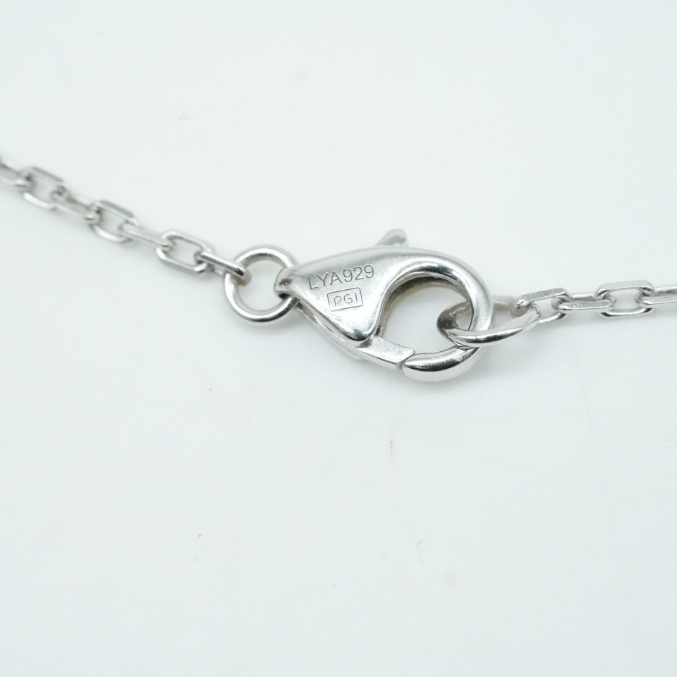 Authentic Preloved Cartier Love Pendant, Paved Necklace K18 White Gold ...