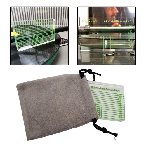 VTA Measuring Azimuth Ruler,Phono Tonearm Alignment Ruler Acrylic ...