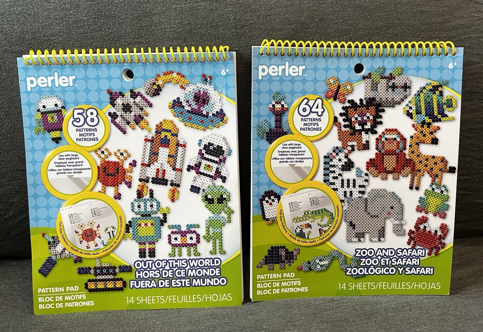 *BARELY USED* PERLER BEADS PATTERN BOOKS | eBay