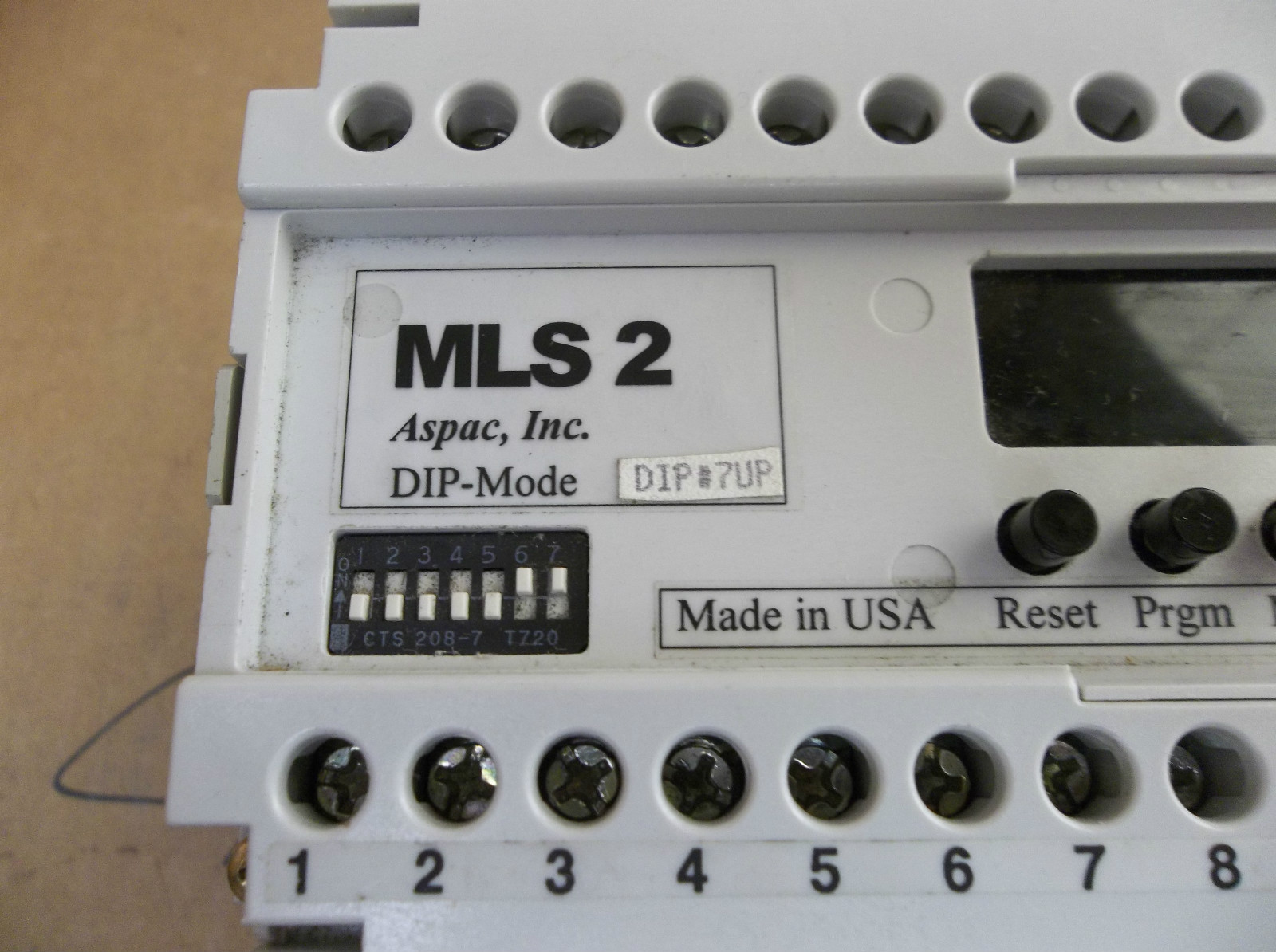 Aspac Controller Unit MLS 2 DIP-CT RS232 Used | eBay
