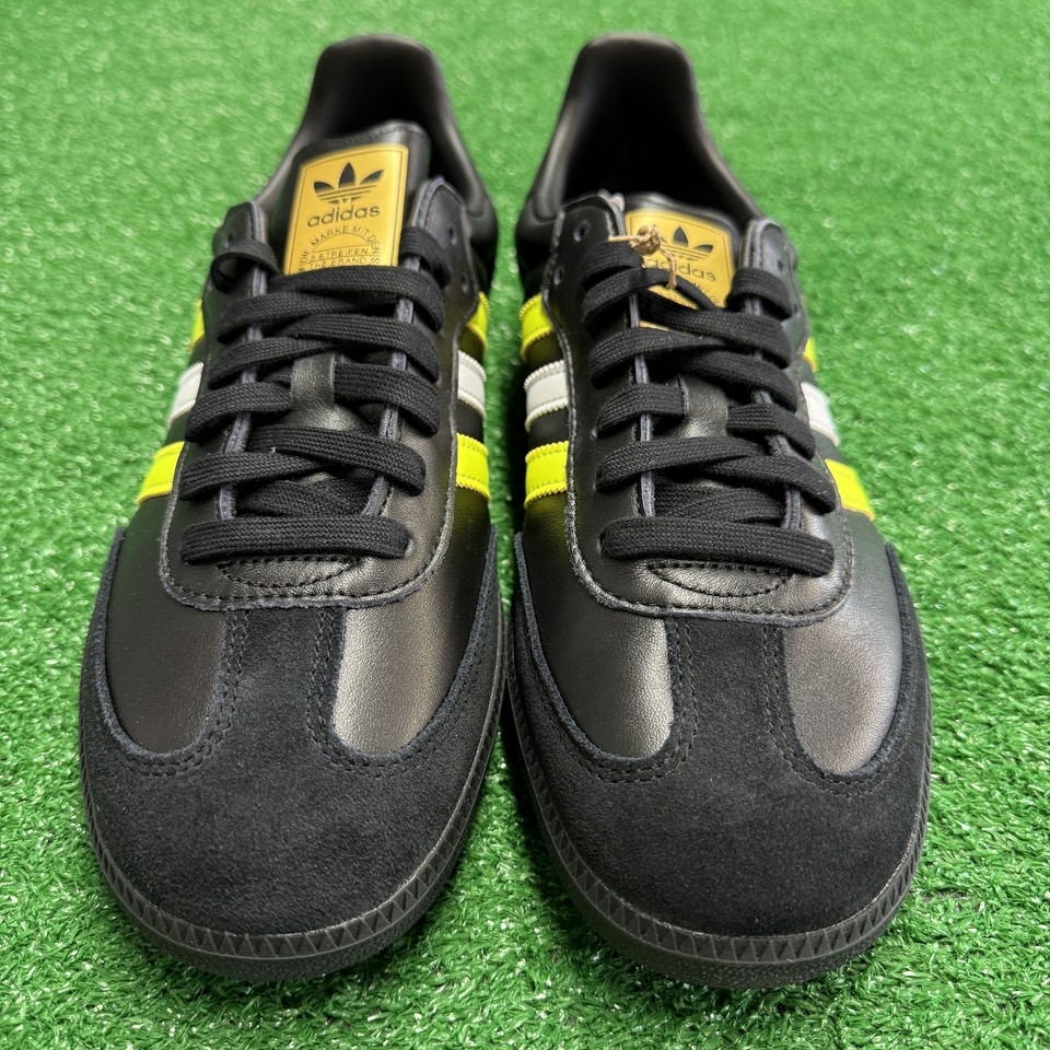 Adidas Samba OG Core Black Solar Yellow Mens ID1380 NEW Multi Sz | eBay