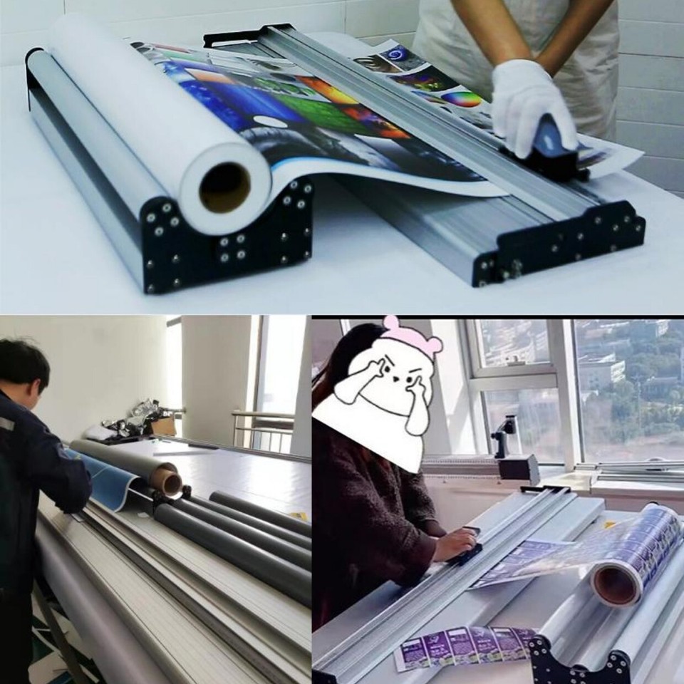 28"/51"/63"/78/102" Manual Sliding KT Board Trimmer Ruler,Photo PET ...