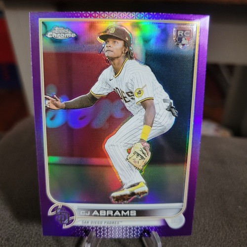 2022 Topps Chrome Update Purple CJ Abrams RC San Diego Padres #USC3 | eBay