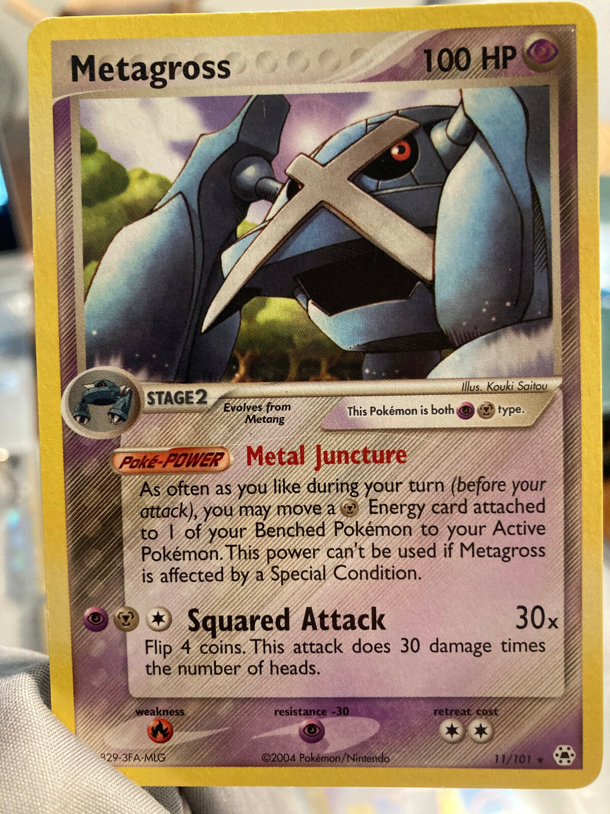 Pokemon - Metagross 11/101, Metang 43/101, Beldum 54/101 - EX Hidden ...
