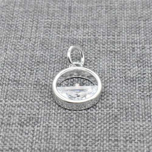 4pcs of 925 Sterling Silver Planet Sunset Charms with CZ for Bracelet ...