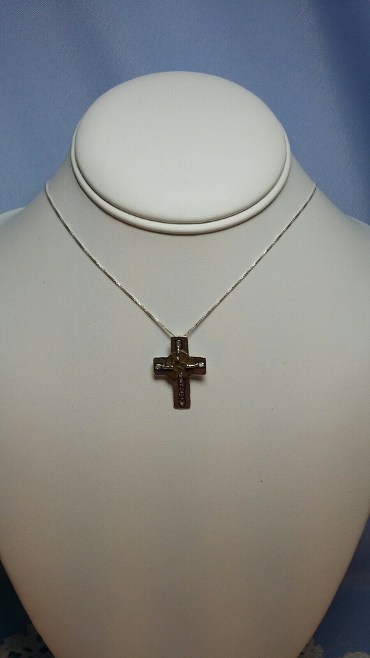 Roman Coin Cross Pendent with sterling silver chain | eBay