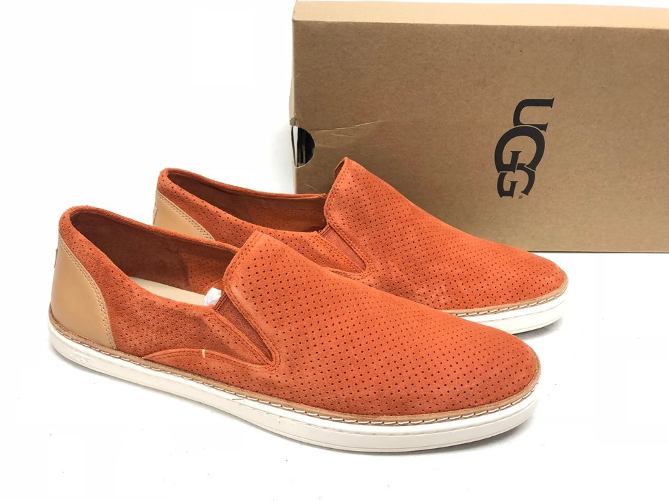 Ugg Australia Adley Perf Women's Fashion Sneakers Suede Leather Slip On ...