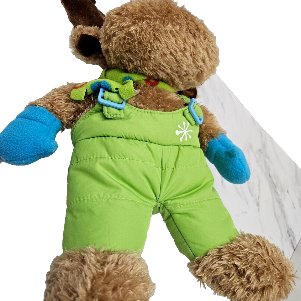 Dan Dee Collectors 13" Plush Reindeer wearing Snow Ski Suit Winter ...
