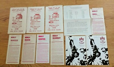 Morley Rugby Union Programmes 1966 - 1997 | eBay UK