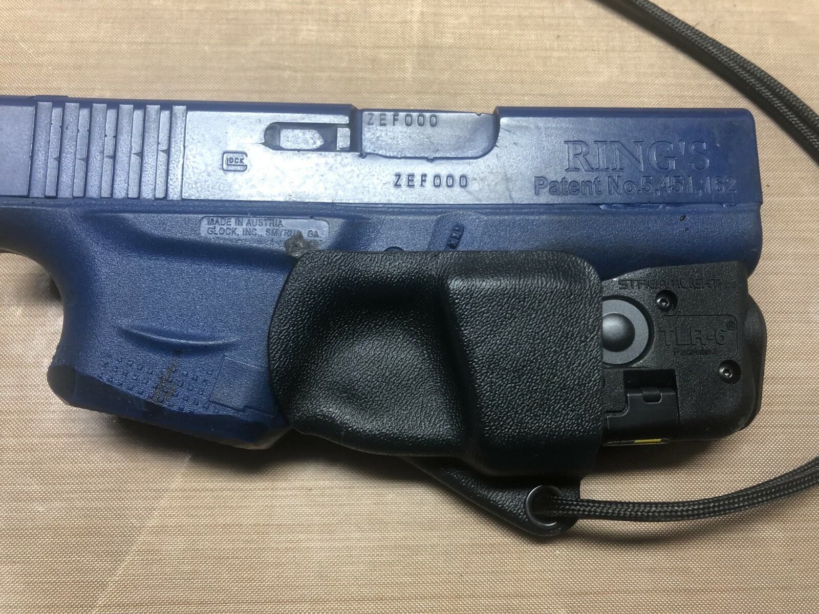 Kydex Trigger Guard for Glock 42, 43, 43x, 48, incld MOS with TLR-6 | eBay