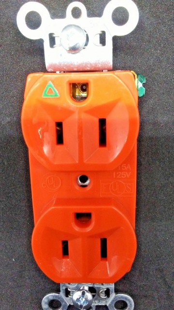 Legrand Pass Seymour IG5262 Isolated Ground Receptacle 15a Orange Ship ...