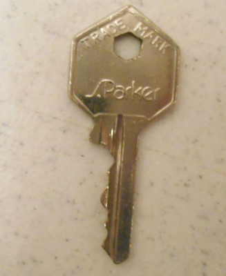 1 Vintage Old Unique S.Parker sparker Door Lock Brass Padlock Key SP ...