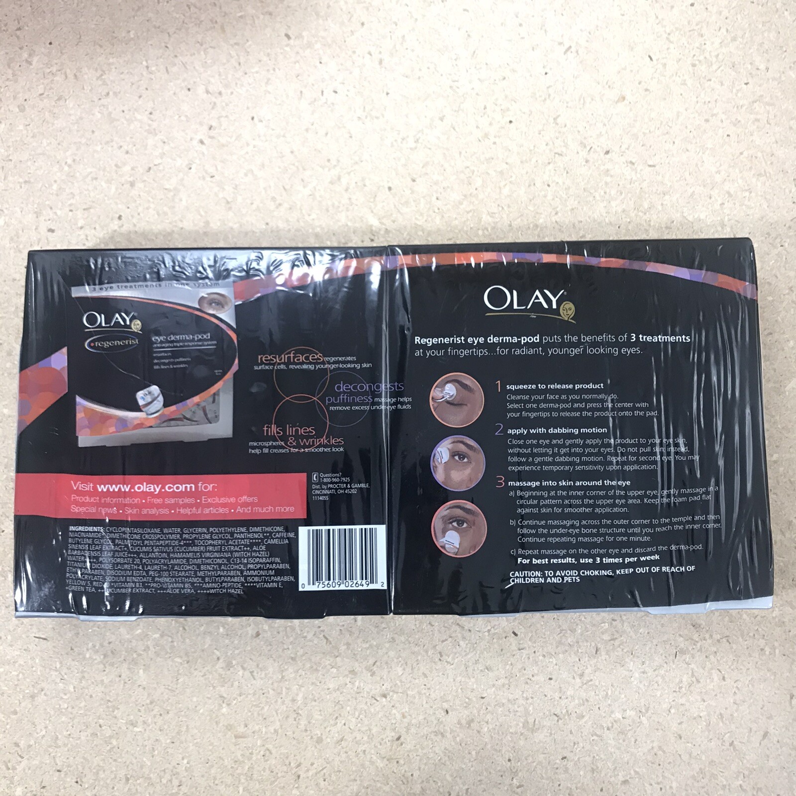 Olay Regenerist Eye Derma-Pod 3 Eye Treatments In One System 48 ...