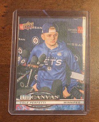 2025-26 Upper Deck Series 1 UD Canvas Cole Perfetti #C-20 | eBay