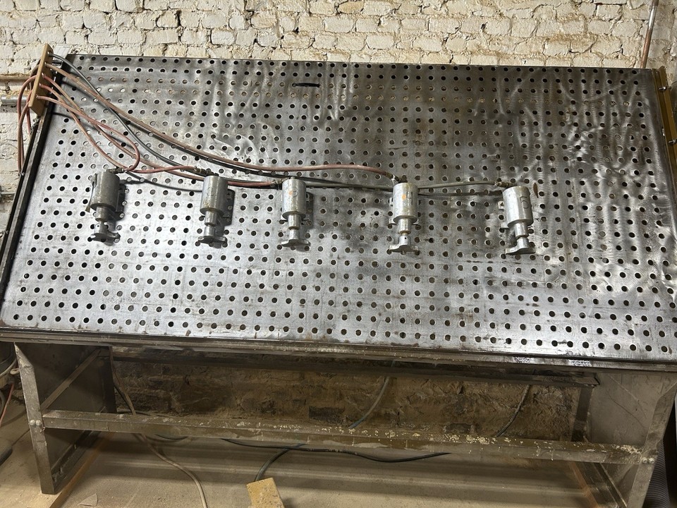 Ritter R375v Cabinet Door And Frame Clamping Table 5 Pneumatic Clamps ...