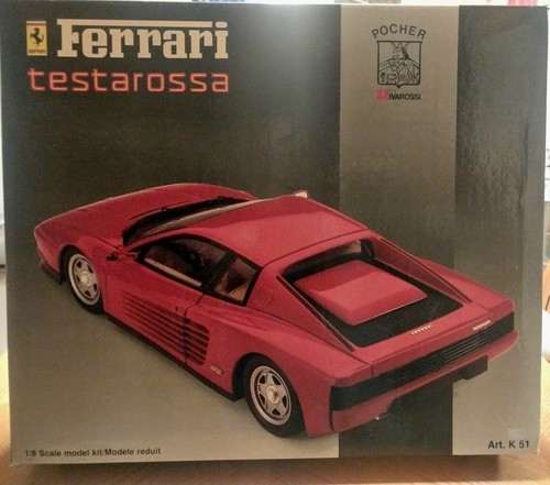 Pocher 1:8 Ferrari Testarossa Diecast Model Kit ****LOCAL PICKUP ONLY ...