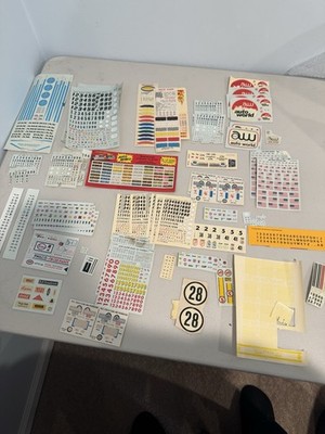 Miscellaneous Hundreds Of Decals In HO Scale And Larger | eBay