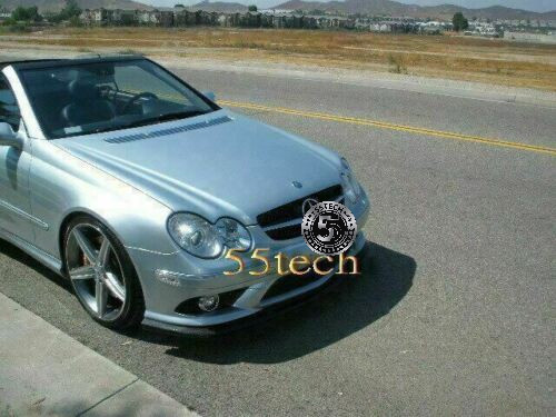 W209 CLK CLK500 CLK320 GRILL Grille 2003 2009 1 fin AMG Black CHROME | eBay