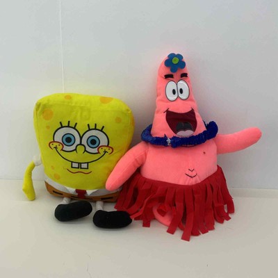 Nickelodeon LOT 2 Spongebob Squarepants Character Plush Patrich Star ...
