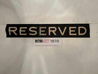 Reserved - F3010 Dorset Bus Destination Blind 1972 30”- Gift | eBay UK