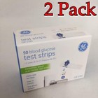 (2PK) GE100 Blood Glucose Test Strips, 50 Count 883489000750VL ...