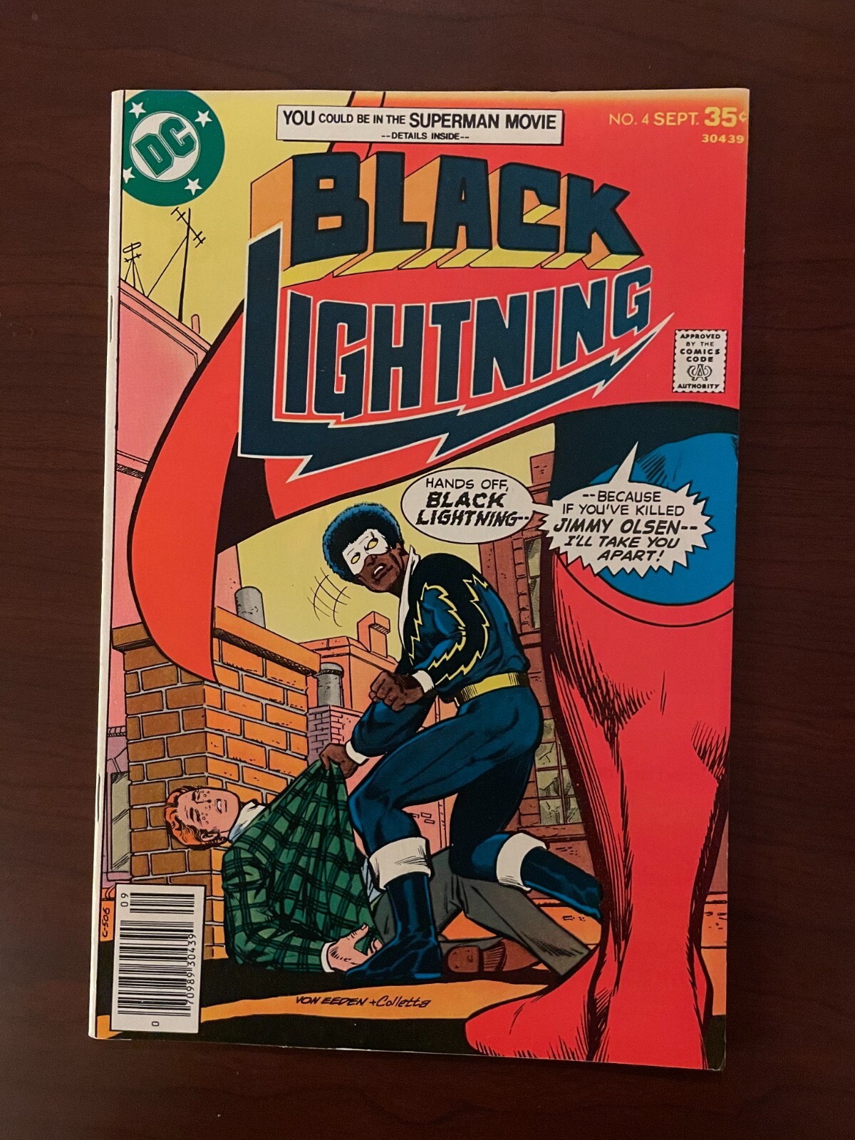 Black Lightning #4 (DC Comics 1977) Superman Dave Cockrum Bronze Age 8.5 VF+ | eBay