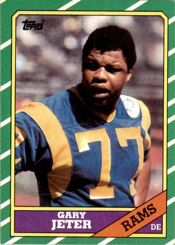1986 TOPPS^ GARY JETER* LOS ANGELES RAMS #87 | eBay