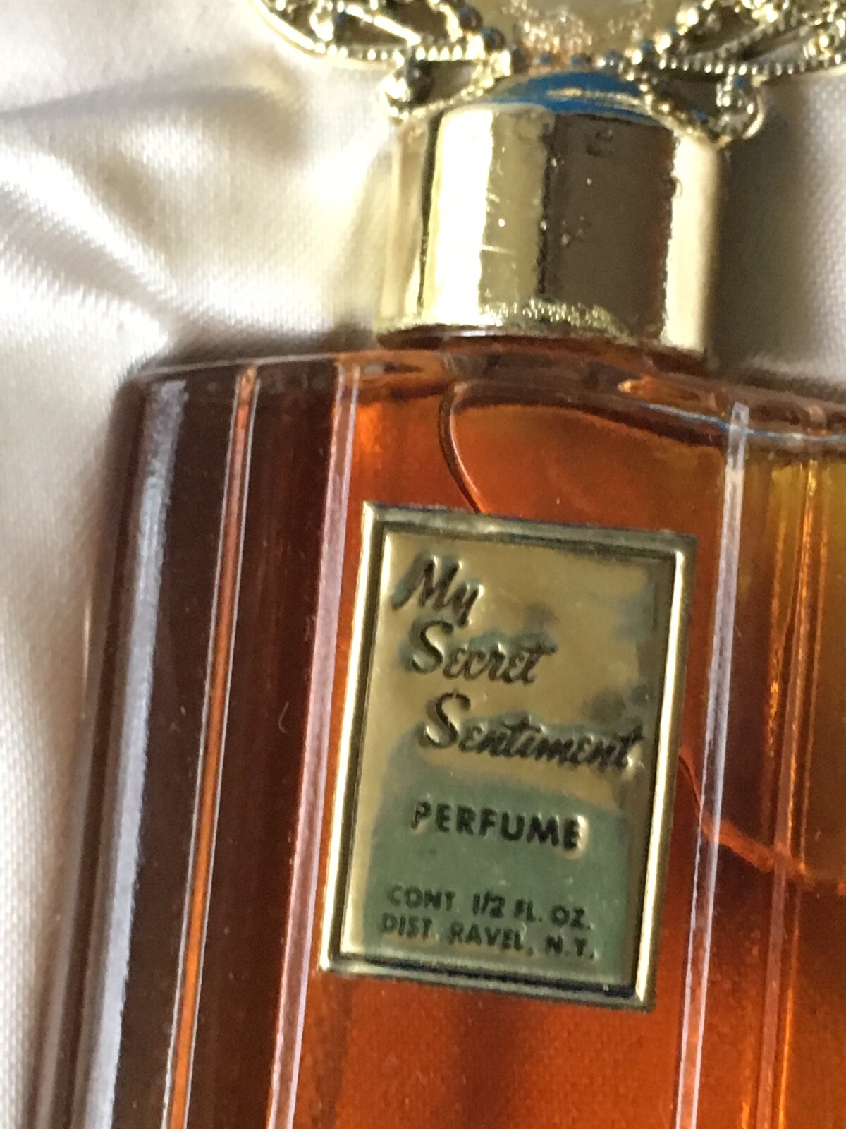 NOS Vintage MY SECRET SENTIMENT Perfume By RAVEL 1/2 fl oz BOTTLE in ...