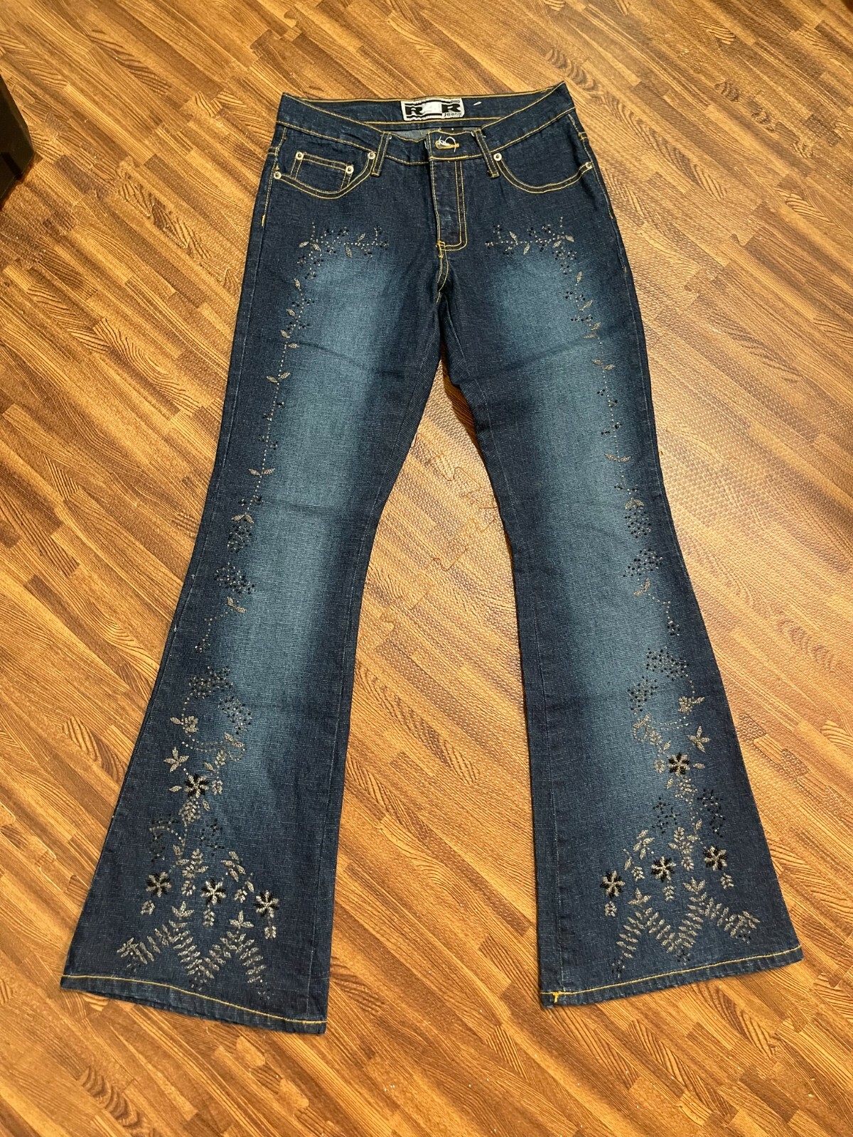 Rave R4R Women’s Jeans Embroidered Blue Size 3 | eBay