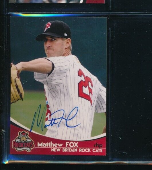 2009 Grandstand #26 Matthew Fox Rock Cats Signed Autograph (CK135 ...