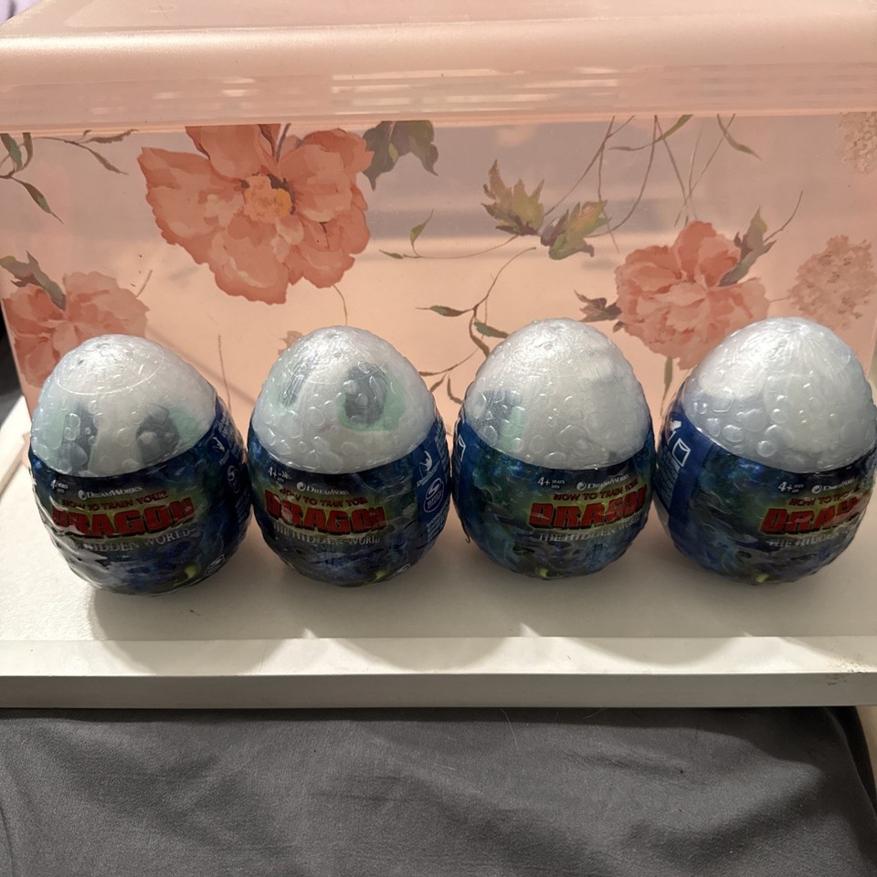 Lightfury White Dragon Egg HTTYD The Hidden World 3" Plush 2019 - Free ...