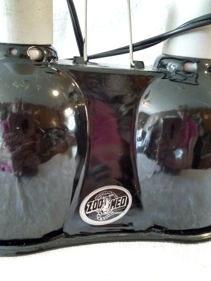 Zoo Med Combo Dome Lamp Reptile Turtle Desert UVB & Heat Dual Lighting ...