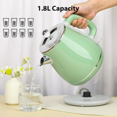 ELECTRIC KETTLE FAST BOIL JUG 1800W BPA FREE 360 ROTATIONAL PORTABLE 1 ...