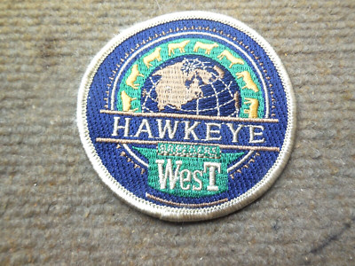 Vintage HAWKEYE Breeders West Advertising Cloth Patch | eBay