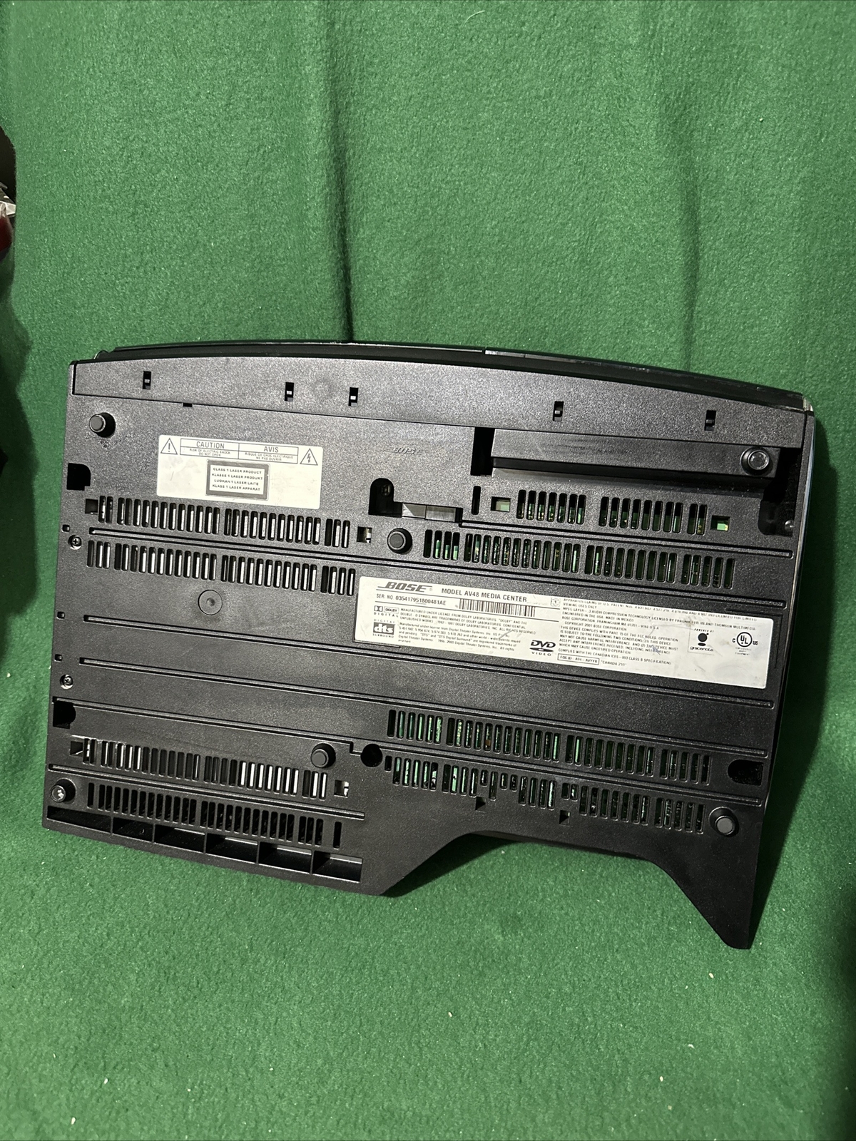 Bose AV48 Lifestyle 48 Media Center CD DVD MP3 Player, No Power Supply ...