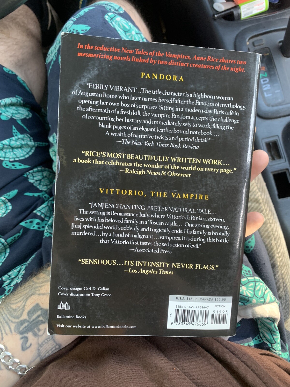 New Tales of the Vampires / Pandora - Vittorio, the Vampire by Anne ...