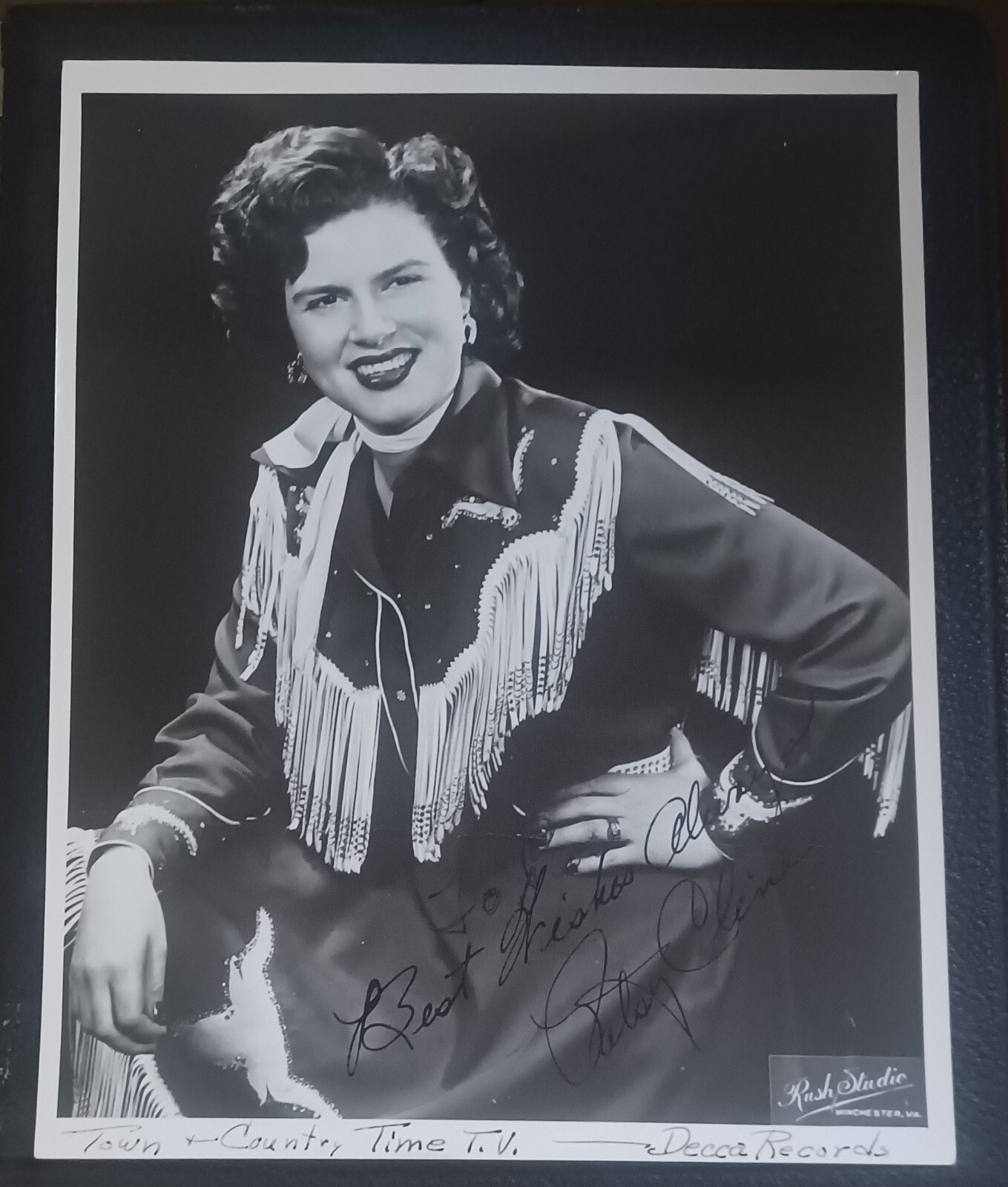 Patsy Cline Signed Photograph - Patsy Cline Autograph x2 1954 jsa ...