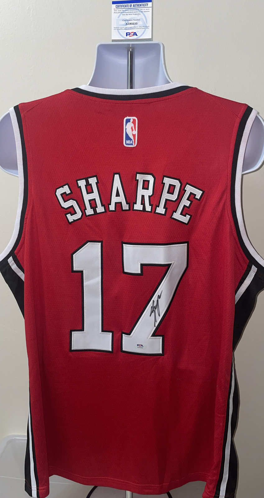 Shaedon Sharpe Signed Autographed Portland Trail Blazers Nike Jersey ...