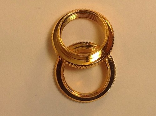 Fine Shouldered Deep Toggle Switch Nut Gold For Switchcraft Toggle Made ...