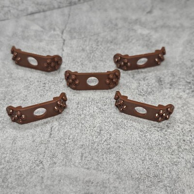 5pack Brown Spikey Shoulder Armor Blocks Accessories for Minifigures ...