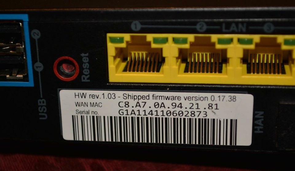 Verizon FiOS Quantum G1100 AC1750 Wireless AC Router Dual Band w power ...