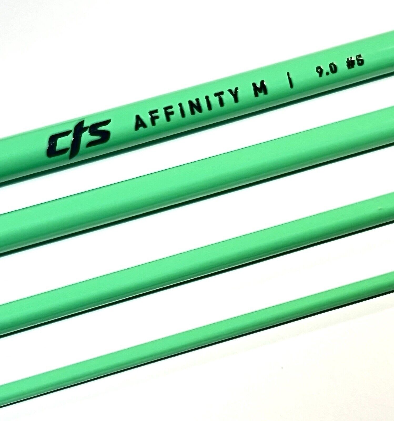 CTS 9'0" 5 Weight Affinity 'M' Medium Fast Fly Rod Blank Lime | eBay