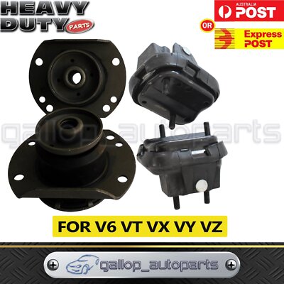 Front Engine Mount + Castor Rod Bush for Holden Commodore VT VX VY VU 3 ...