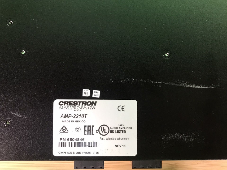 CRESTRON AMP-2210T PROFESSIONAL AUDIO AMPLIFIER. USED | eBay