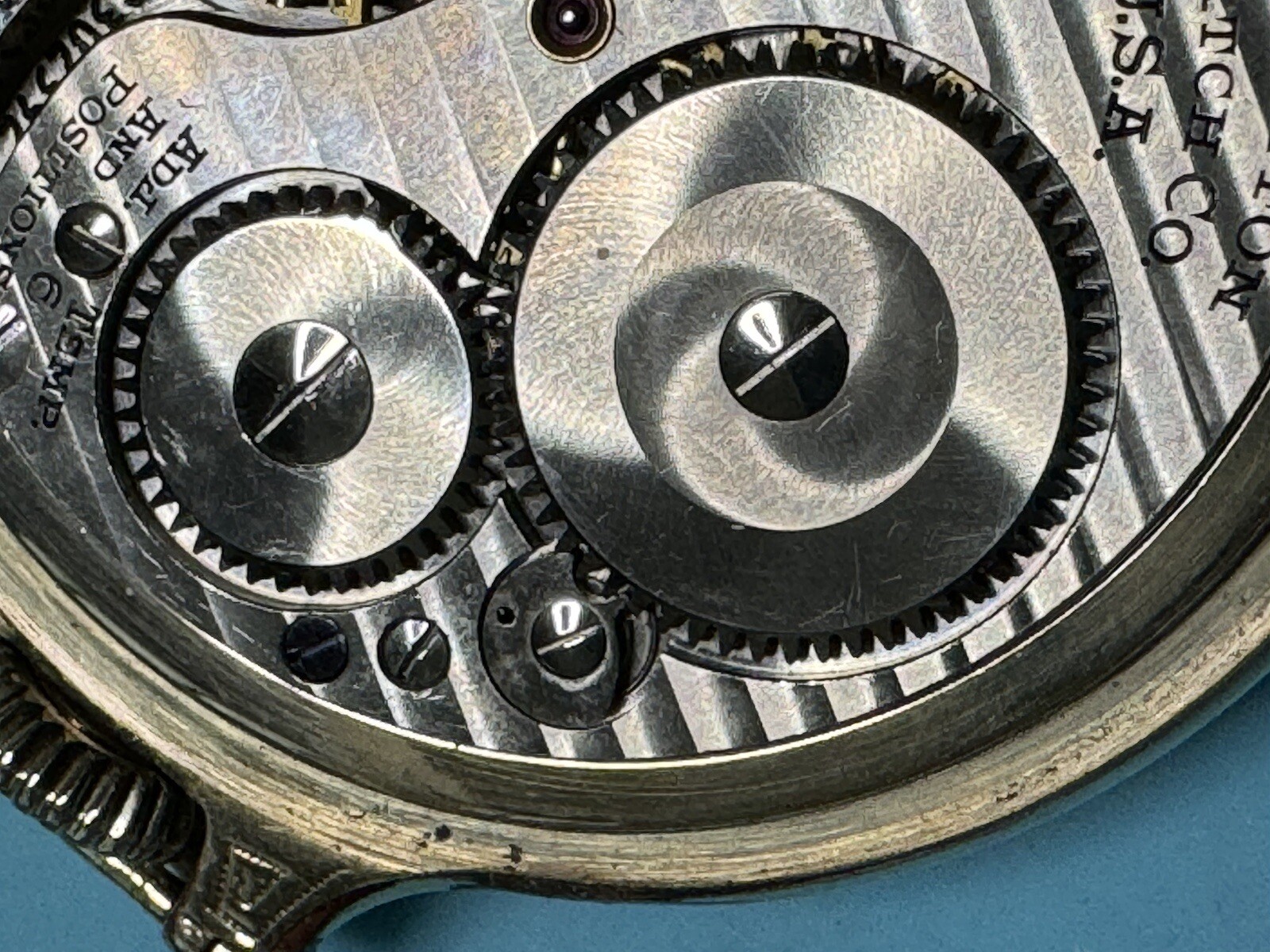 1950 Gold Filled Case 16 Size Pocket Watch Hamilton 992B Railway ...