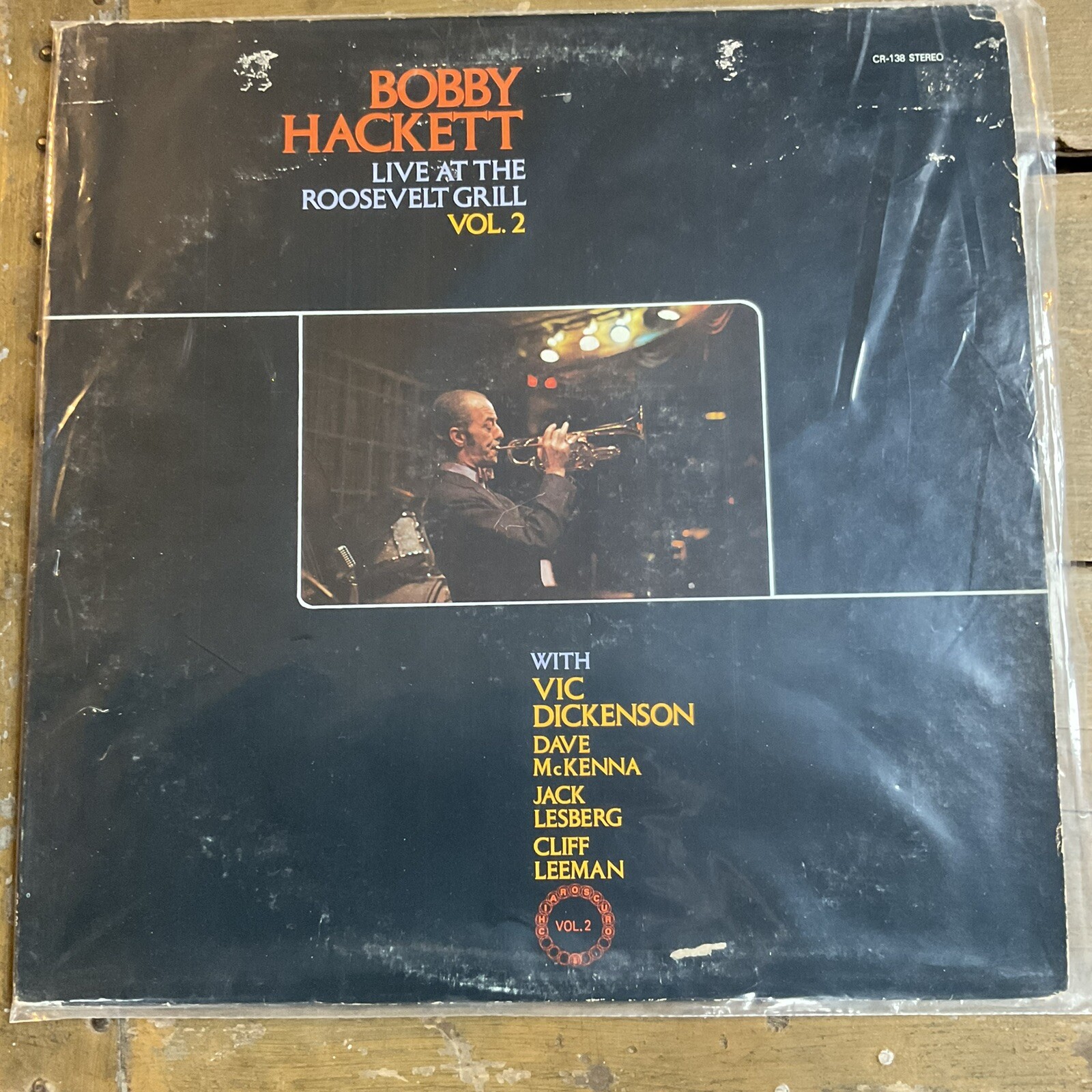 Bobby Hackett/Live At The Roosevelt Grill Vol 2/Chiaroscuro Stereo EX+ ...