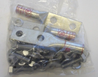 3M CAT NO: 31156 TWO HOLE LONG BARREL LUG 35kV 350KCMIL RED | eBay