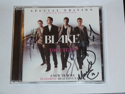 BLAKE TOGETHER SPECIAL EDITION HAND SIGNED BY ALL 4 MEMBERS UK CD ALBUM ...