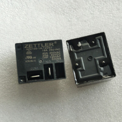 2Pcs ZETTLER AZ2100-1A-12DEF 12VDC Power Relay 4Pins 16A 250VAC | eBay